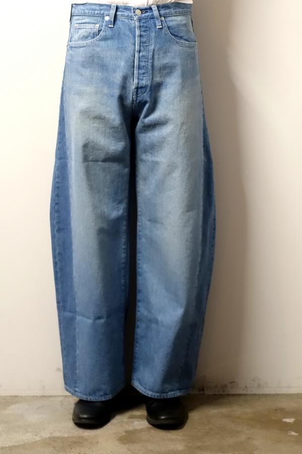 ssstein(シュタイン)/DEFORMATION WIDE DENIM JEANS/INDIGO 通販 ssstein(シュタイン)/DEFORMATION WIDE DENIM JEANS/INDIGO 通販