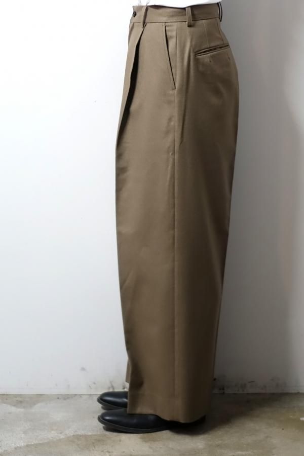 ssstein(シュタイン)/EXTRA WIDE TROUSERS/DARK BEIGE 通販 ssstein(シュタイン)/EXTRA WIDE TROUSERS/DARK BEIGE 通販