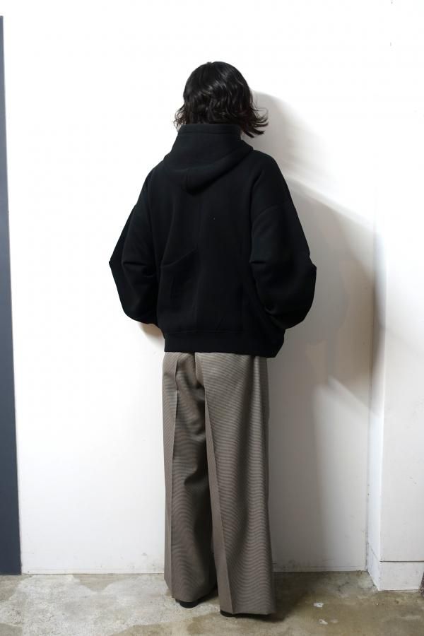 ssstein(シュタイン)/COTTON DOUBLE KNIT TUCKED ZIP HOODY ssstein(シュタイン)/COTTON DOUBLE KNIT TUCKED ZIP HOODY