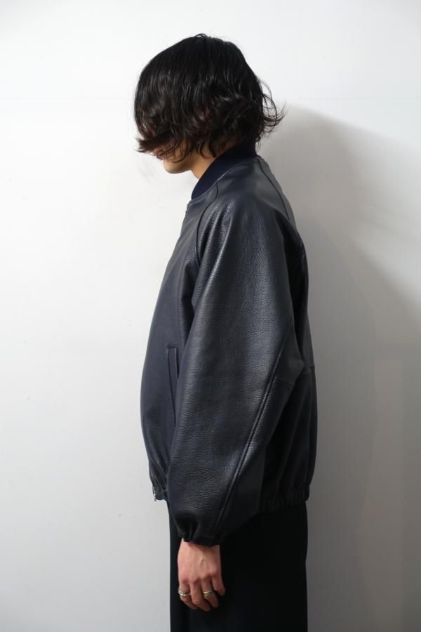 ssstein(シュタイン)/SHRUNK LEATHER ZIP SHORT JACKET/DARK ssstein(シュタイン)/SHRUNK LEATHER ZIP SHORT JACKET/DARK