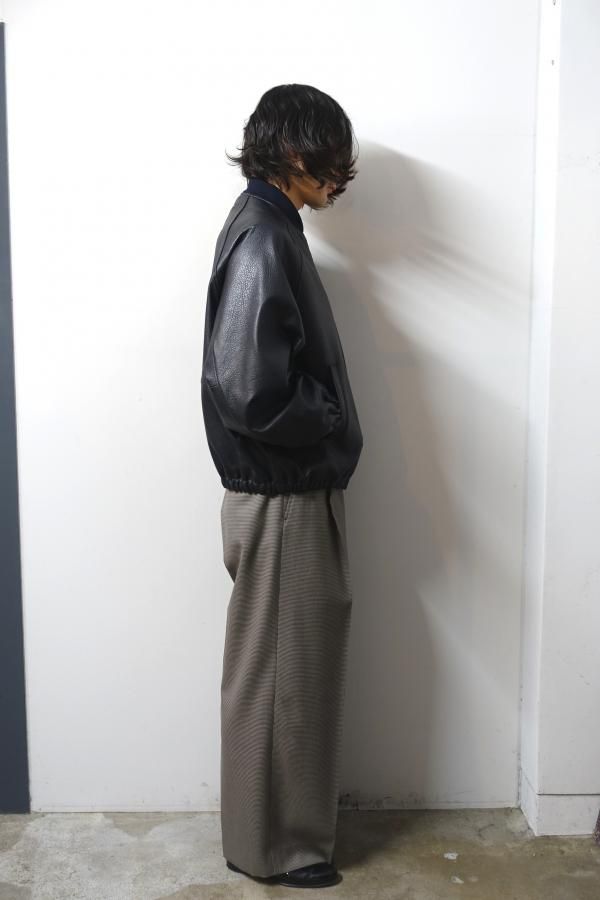 ssstein(シュタイン)/SHRUNK LEATHER ZIP SHORT JACKET/DARK ssstein(シュタイン)/SHRUNK LEATHER ZIP SHORT JACKET/DARK