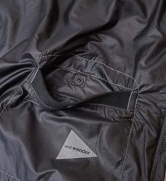 and wander アンドワンダー coverd rip crew neck yosemite ヨセミテ 通販 販売 -機能的で洗練された ...