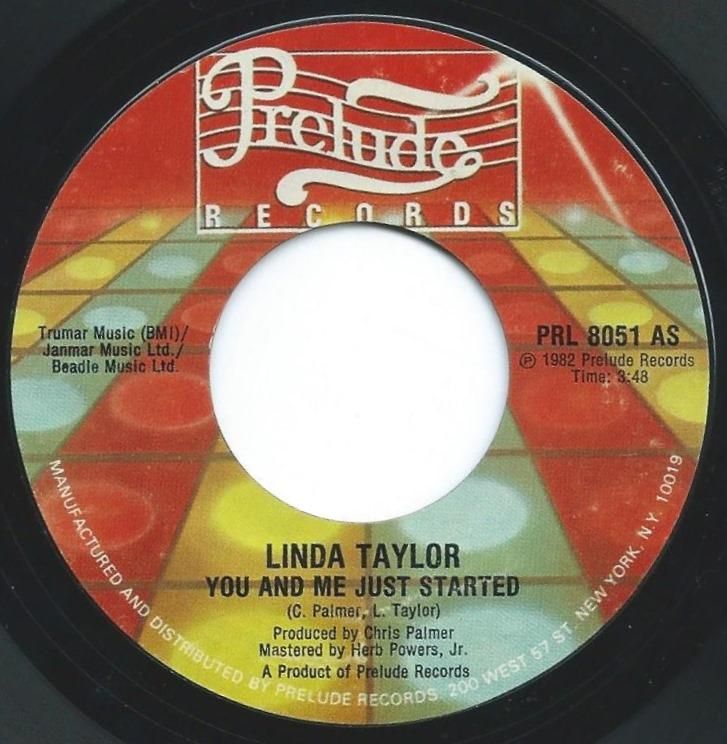 LINDA TAYLOR / YOU AND ME JUST STARTED / WALKING IN THE SUN (7") - HIP TANK RECORDS
