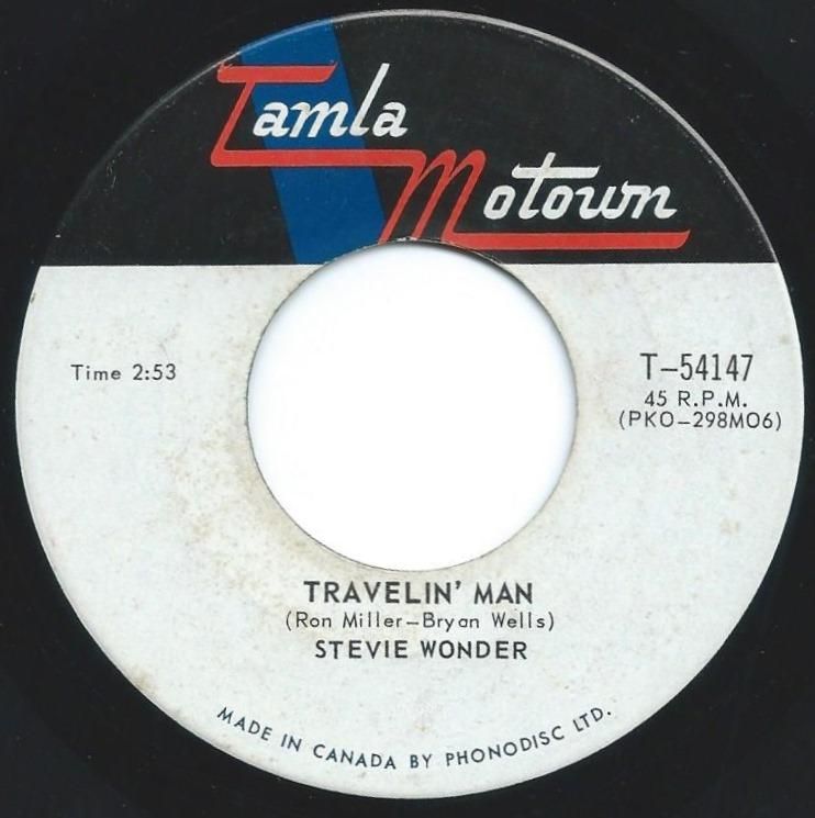 STEVIE WONDER / TRAVELIN' MAN / HEY LOVE (7") - HIP TANK RECORDS