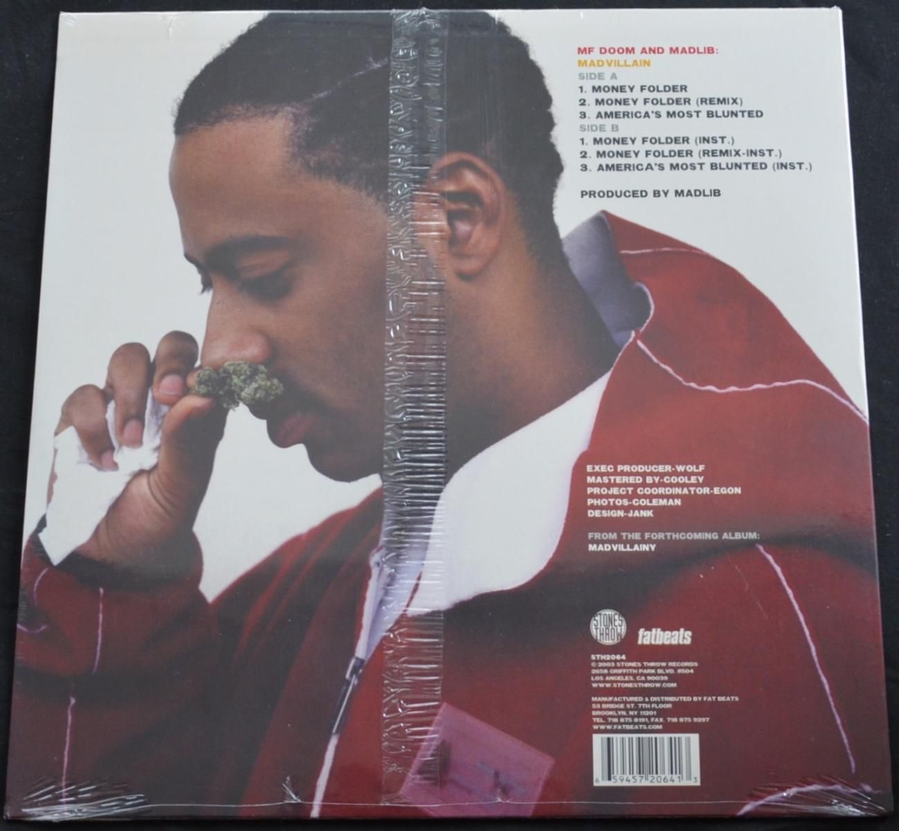 MADVILLAIN / MONEY FOLDER / AMERICA'S MOST BLUNTED (12") - HIP TANK RECORDS