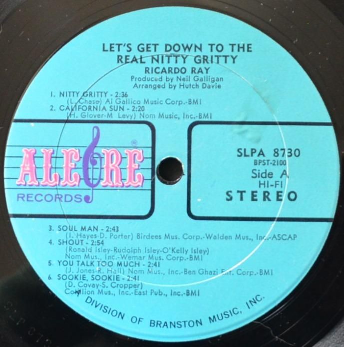 RICARDO RAY ORCHESTRA / LET'S GET DOWN TO THE REAL NITTY GRITTY (LP ...