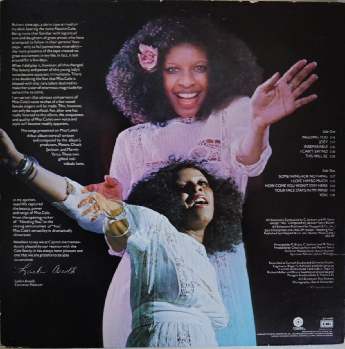 NATALIE COLE / INSEPARABLE (LP) - HIP TANK RECORDS