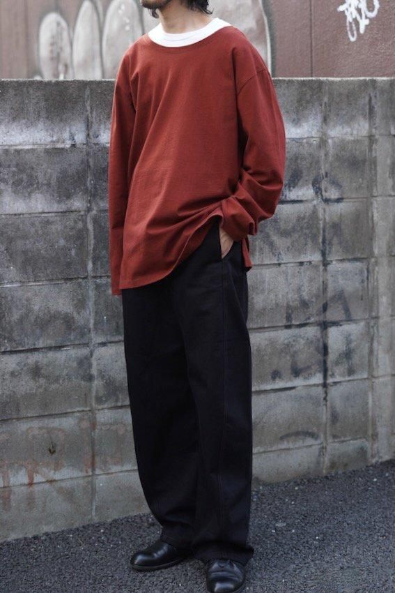 LS WIDE NECK T-SHIRT - IDIOME | ONLINE SHOP 熊本のセレクト LS WIDE NECK T-SHIRT - IDIOME | ONLINE SHOP 熊本のセレクト