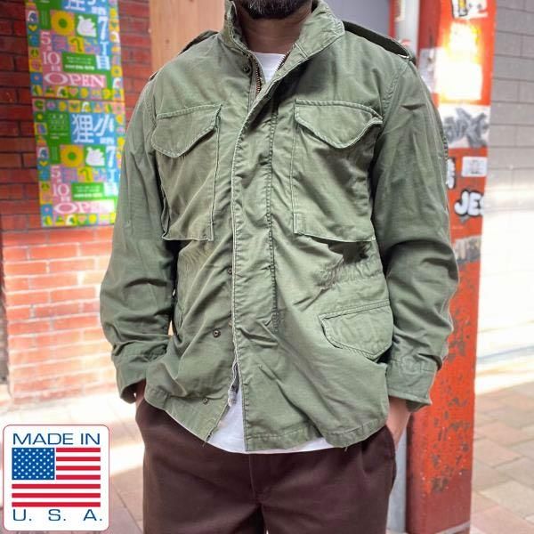 80s USA製 実物 米軍 M-65 3rd フィールド ジャケット S-S ブラスジップ サード レア アメリカ製 ビンテージ D146 - 札幌 ビンテージ 古着屋 BRIDGE ...