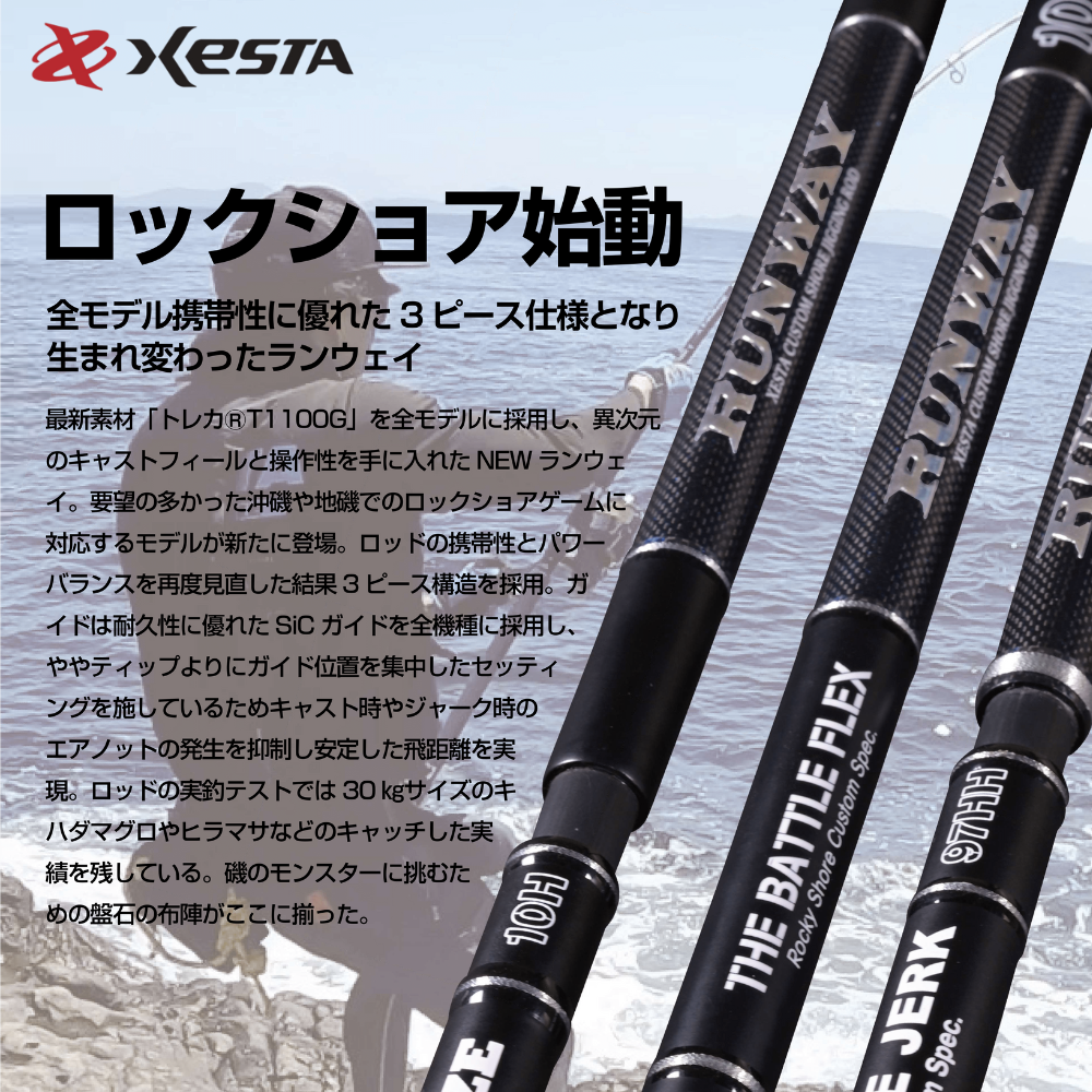 ランウェイロックショアモデル | 最新技術 - XESTA ONLINE SHOP ランウェイロックショアモデル | 最新技術 - XESTA ONLINE SHOP
