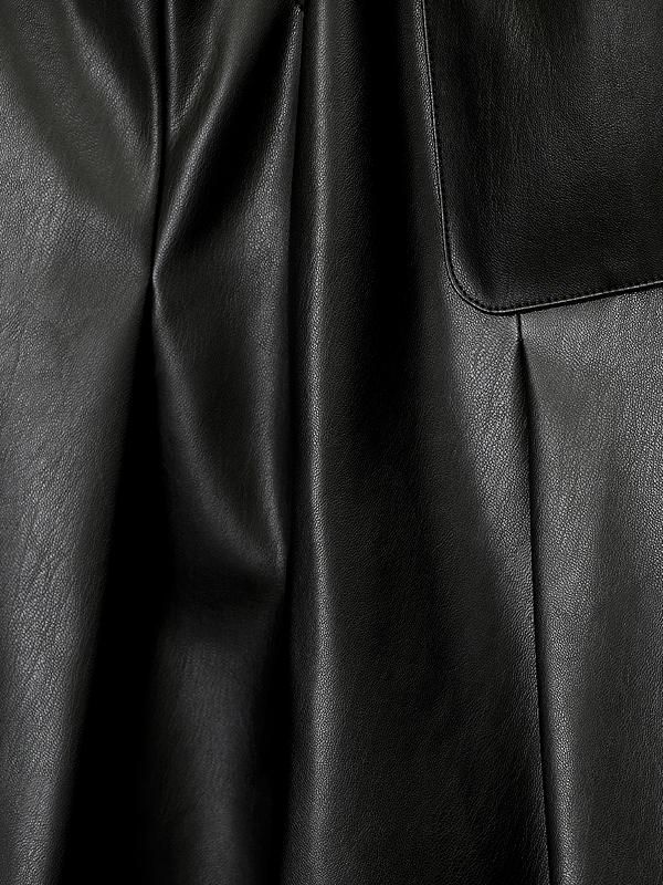 TAUPE - トープ - Vegan Leather Circus Pants - ヴィーガン TAUPE - トープ - Vegan Leather Circus Pants - ヴィーガン
